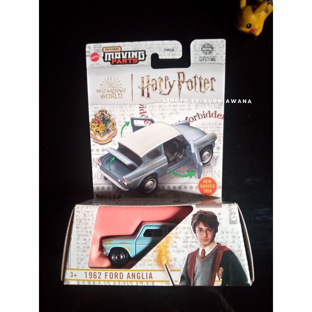 Jual Matchbox Harry Potter 1962 Ford Anglia MBX Moving Parts Made In ...
