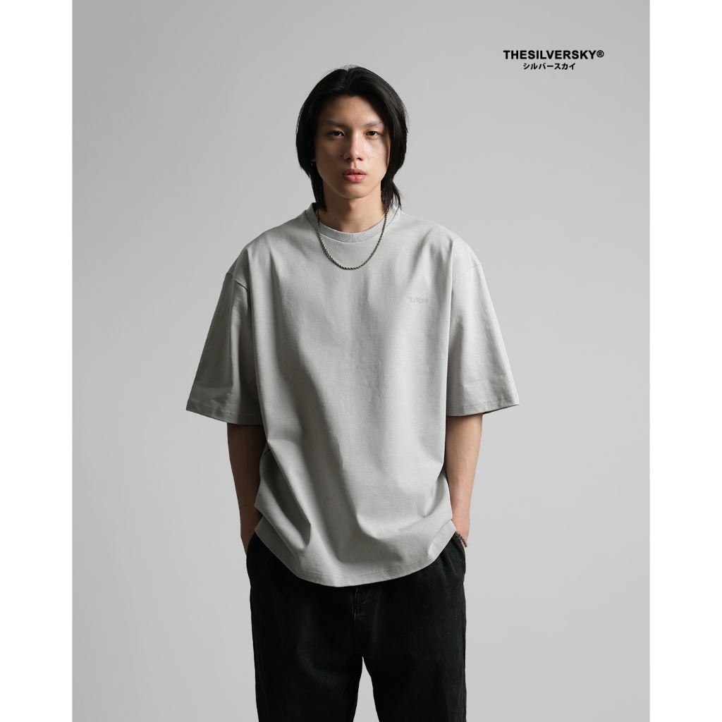 Jual Thesilversky Boxy Oversized Premium Cool Heavyweight T-shirt SLVRS ...