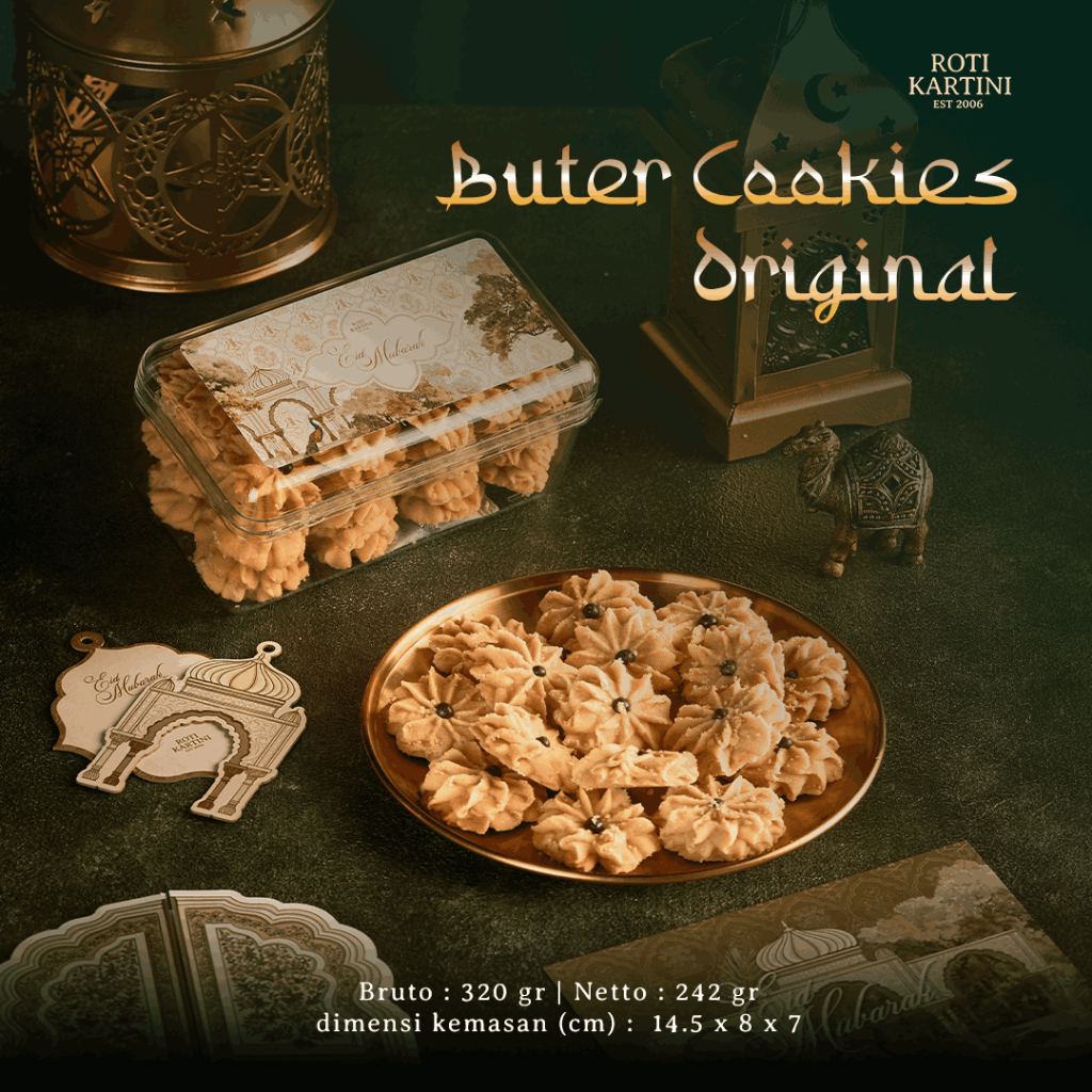 Jual Roti Kartini Butter Cookies Kue Semprit Edisi Idul Fitri 2025 ...