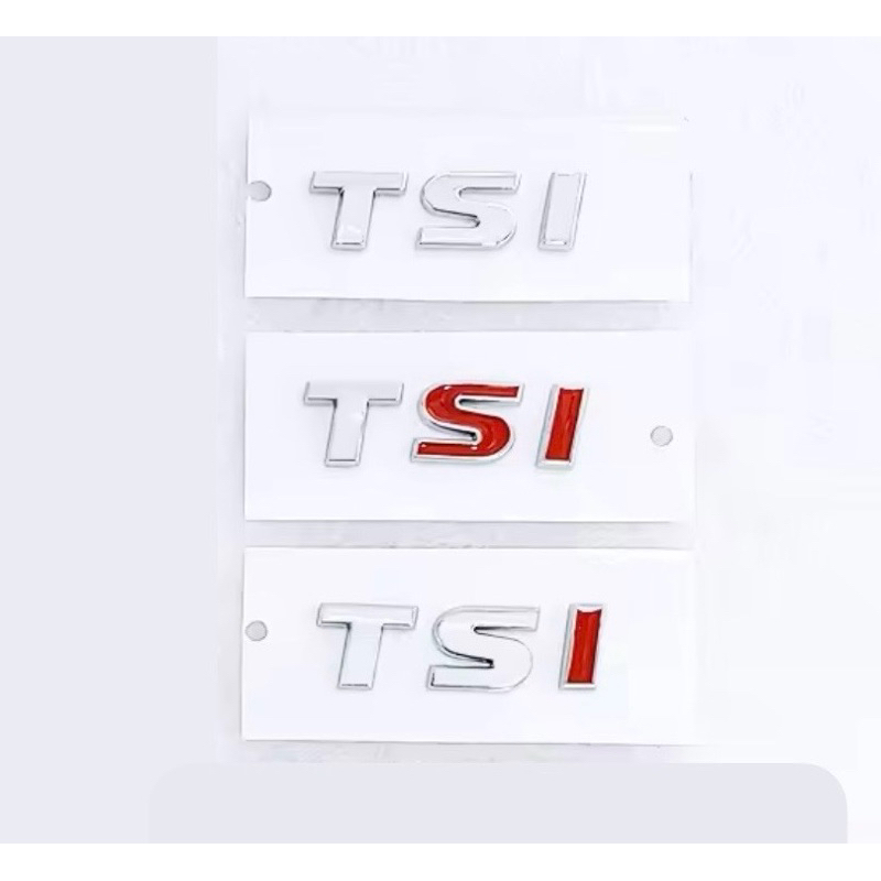 Jual Emblem tulisan TSI VW Scirocco Tiguan Golf Polo Evoque | Shopee ...