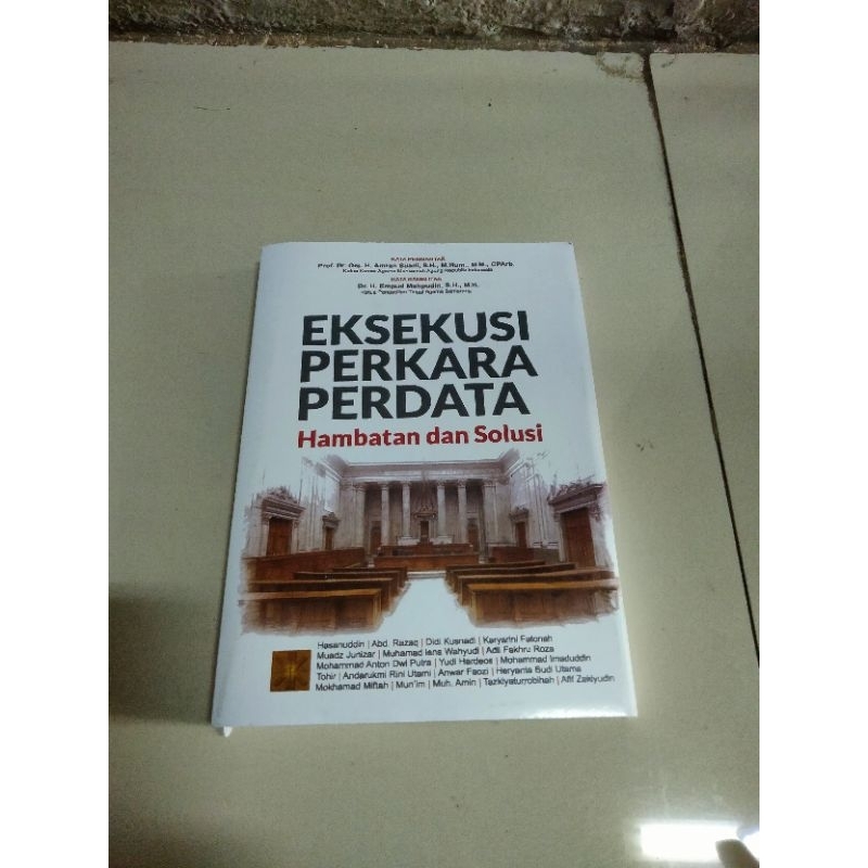 Jual buku eksekusi perkara perdata hambatan dan solusi | Shopee Indonesia