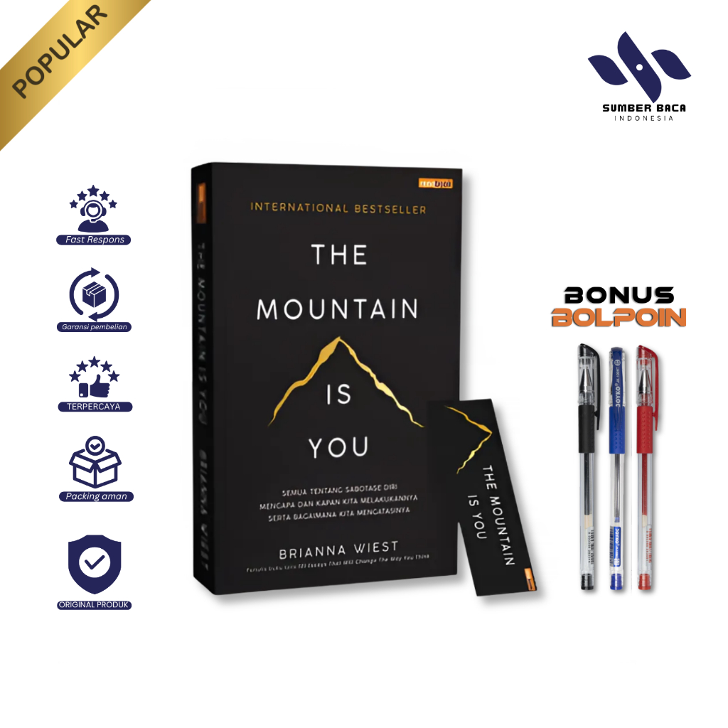 Jual SBI - The Mountain Is You SC Brianna Wiest [BONUS BOLOIN] | Shopee ...