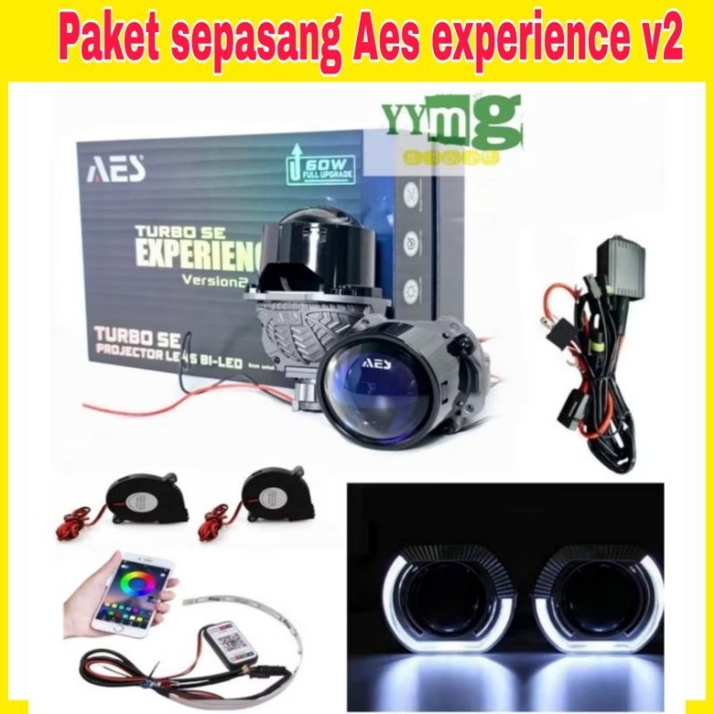 Jual PAKET LENGKAP BILED AES TURBO SE EXPERIENCE V2 70WATT PAKET ...