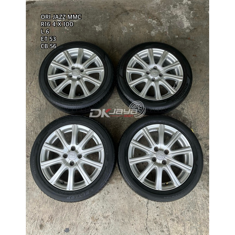 Jual VELG ORI JAZZ MMC R16 4 X 100 (HARGA UNTUK 4 PCS VELG TANPA BAN ...