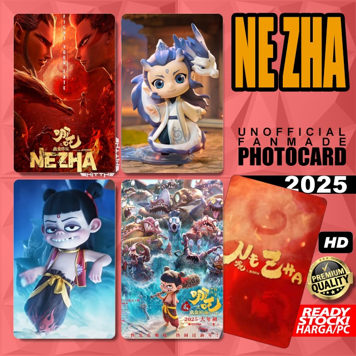 Jual Photocard NEZHA Unofficial Kartu Photo Card Fanmade ne zha naca ...