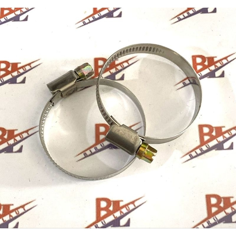 Jual (Paket isi 4 Biji) Klem Selang HOSE CLAMP 2 inch Lebar 1cm Anti ...