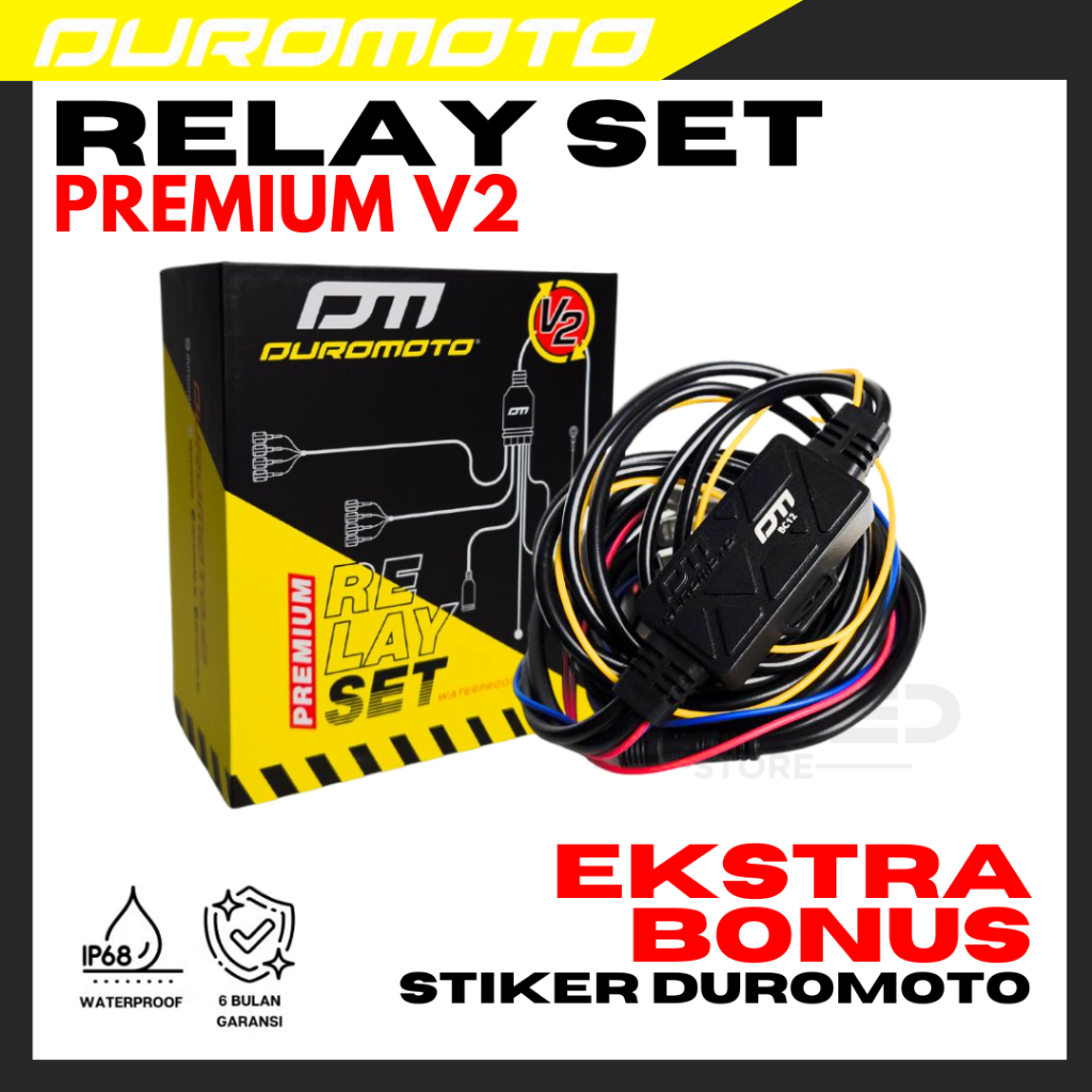Jual Relay Set Premium Duromoto Upgrade Version RELAY V2 DM DUROMOTO ...