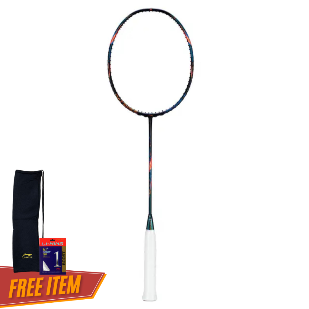 Jual Li-Ning Badminton Racket Axforce 90 New AYPV001 Bundle Cover ...