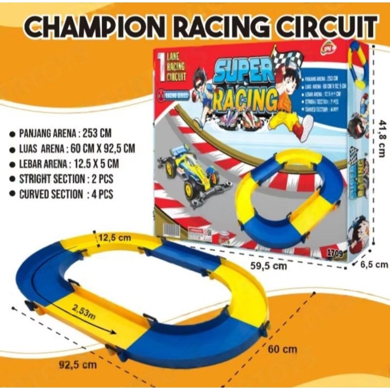 Jual Super Racing Track Tamiya Sirkuit | Arena mainan Tamiya 1 jalur 2 ...