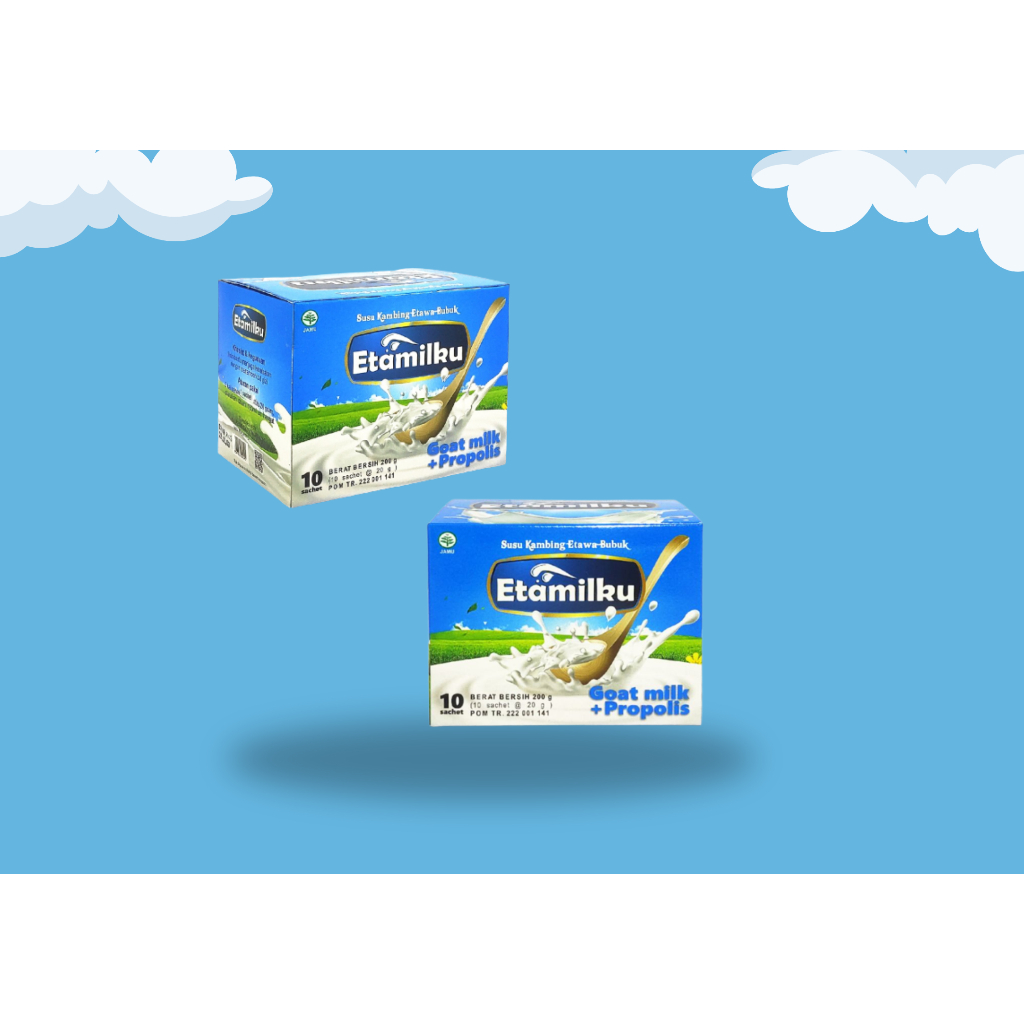 Jual PAKET 20 SACHET Susu Kambing Etamilku Plus Propolis Rasa Original ...
