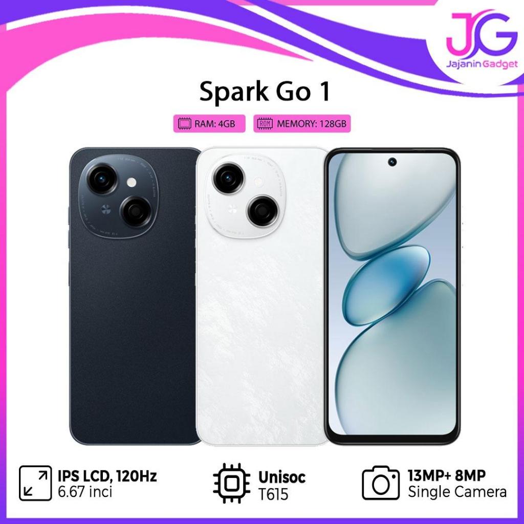 Jual Tecno Spark Go 1 4/64GB 4/128GB Garansi Resmi Indonesia | Shopee Indonesia