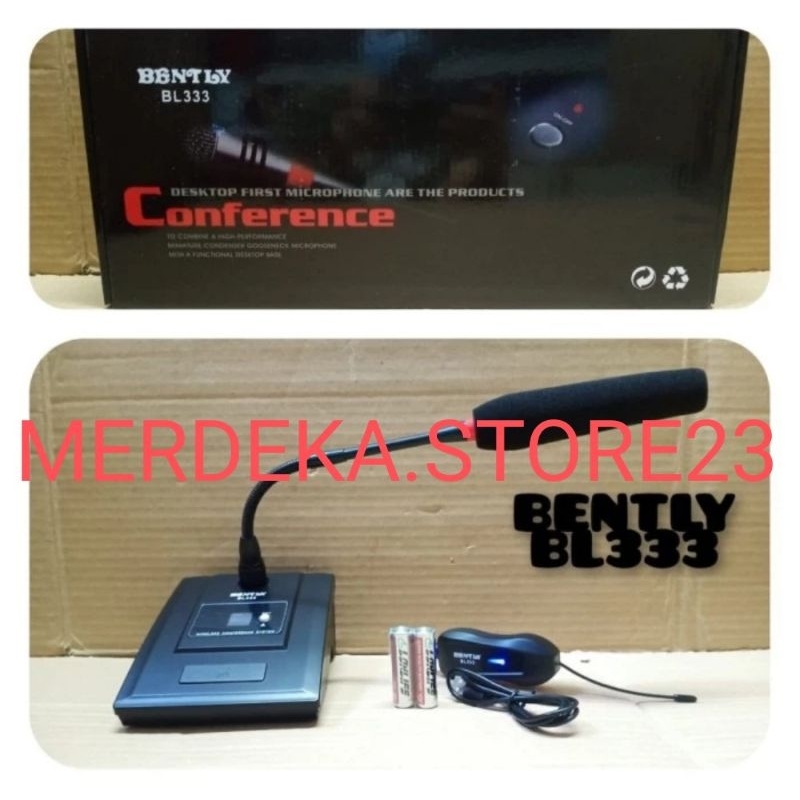 Jual NEW Mic Meja Wireless BENTLY BL333 | BENTLY BL-333 | BENTLY BL 333 Conference Microphone ...