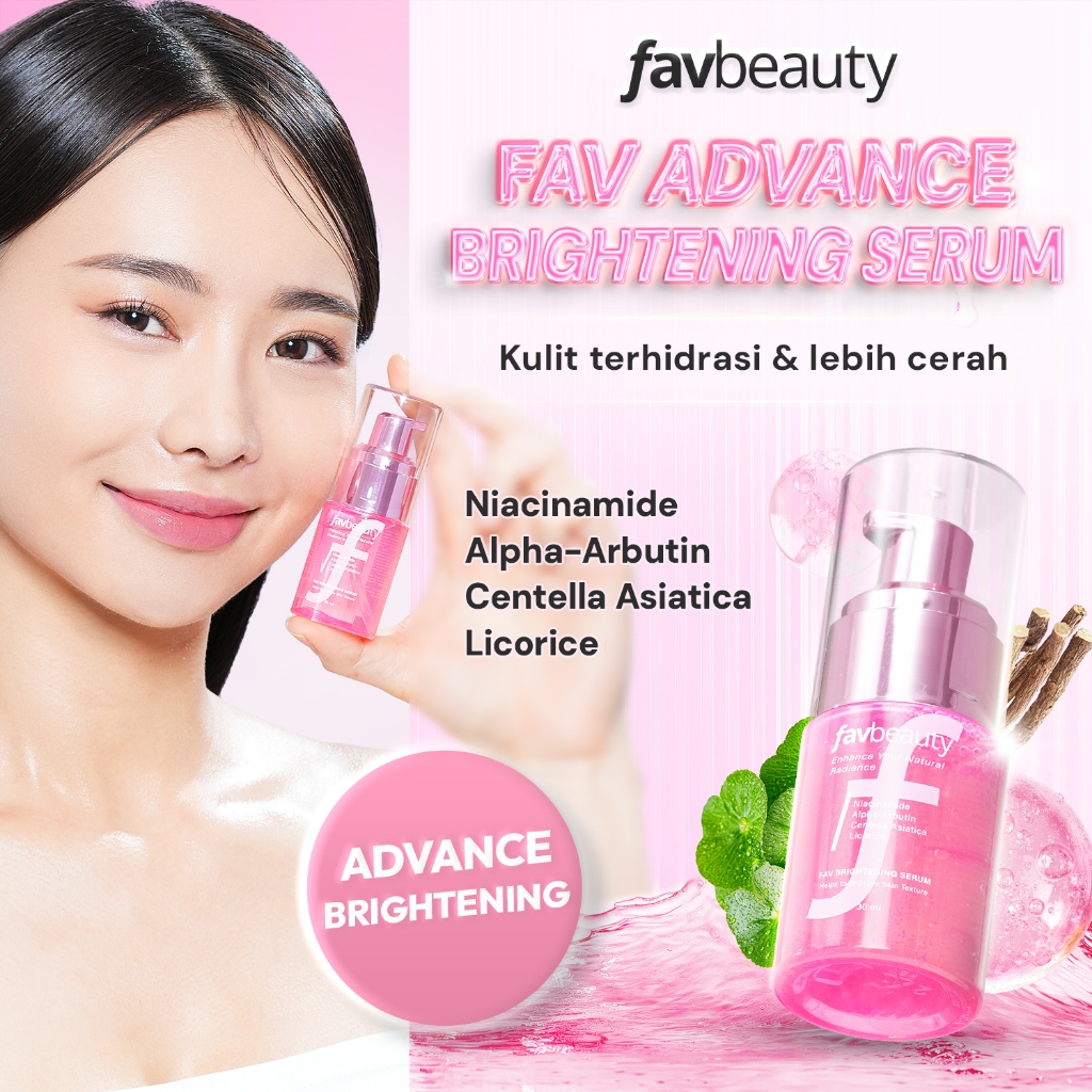 Jual FAV Beauty Advanced Brightening Serum | Serum Pencerah Kulit Wajah ...