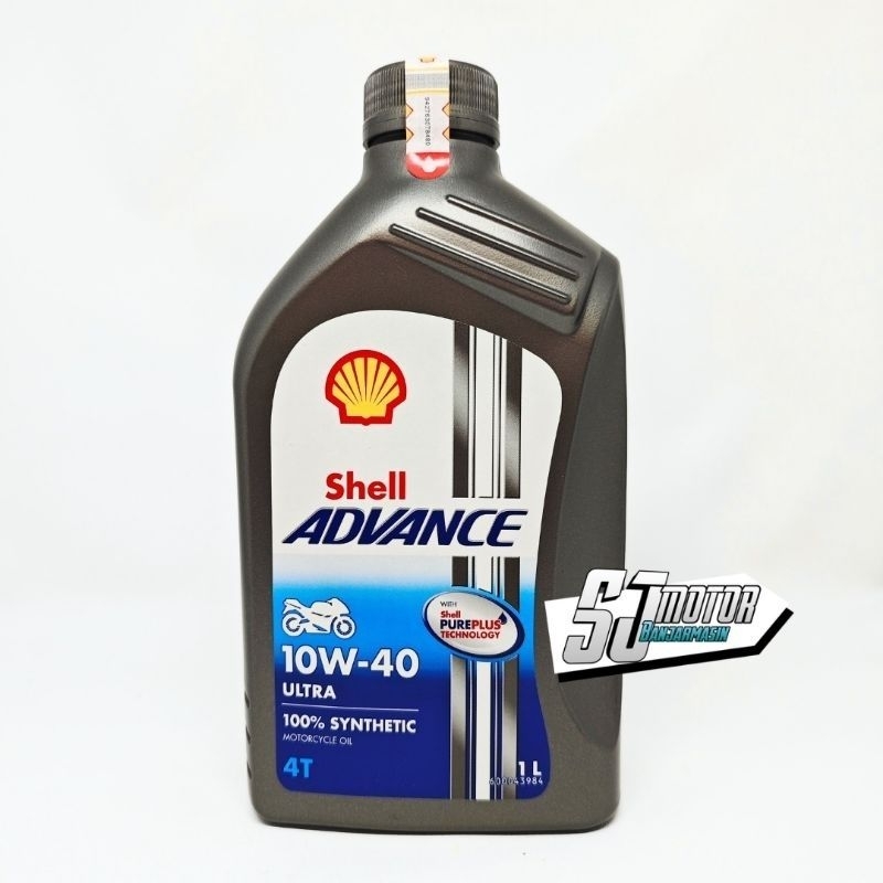 Jual Oli Shell Advance Ultra Non Metic (10 W-40) Isi 1000 ml / 1 Liter ...