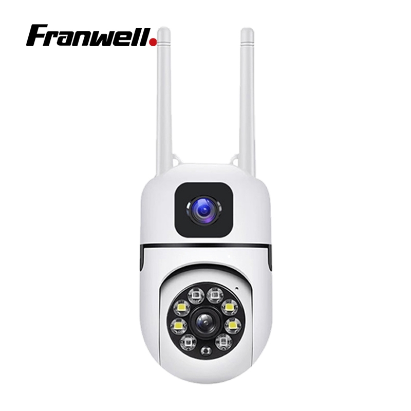 Jual Franwell CCTV WiFi Dual Lens Outdoor 1080P Night Vision | Audio 2 ...