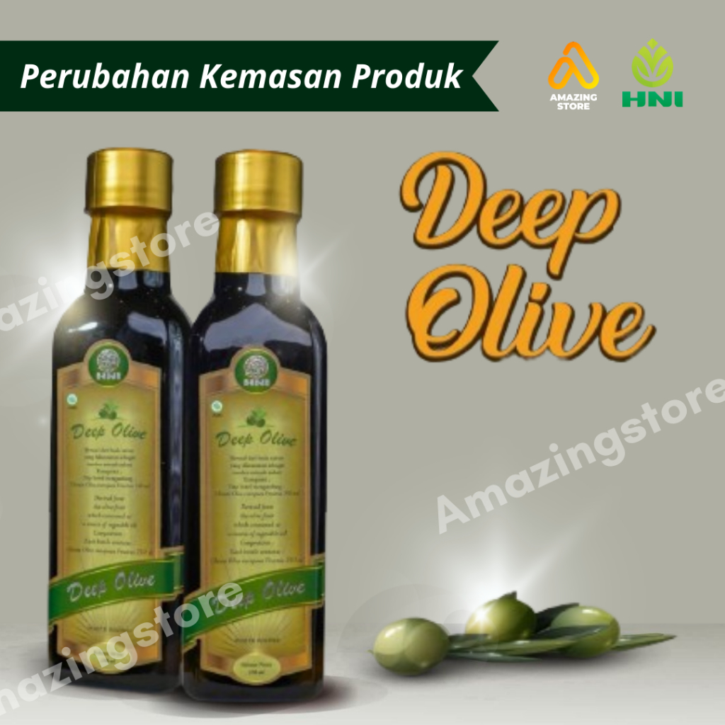 Jual Deep olive extra virgin oil minyak zaitun HNI HPAI food grade ...
