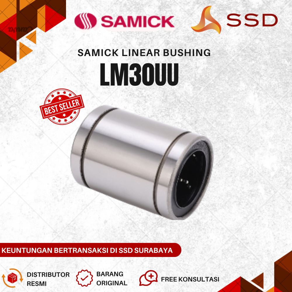 Jual Samick Liner Bushing LM30UU | Shopee Indonesia