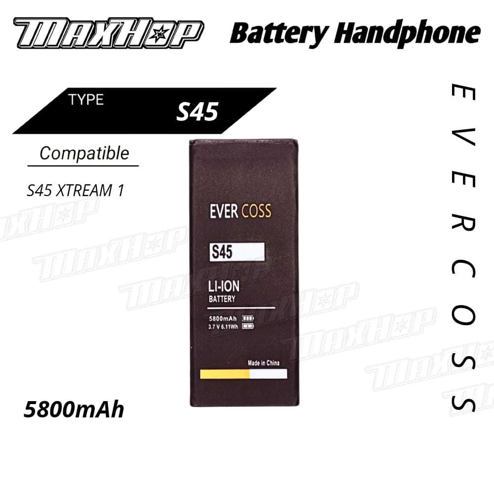 Jual Baterai Evercoss S45 Xtream 1 Original OEM Batre S45 Batrai ...