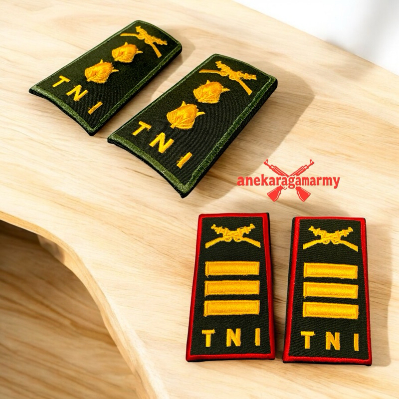 Jual [BISA CUSTOM PANGKAT] PANGKAT PDH TNI AD KORP INF INFANTERI LETDA ...