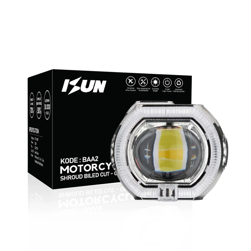 Jual ISUN Projie Biled Cut Off BAA2 2.5Inch Laser Cut-Off Shroud Angel ...