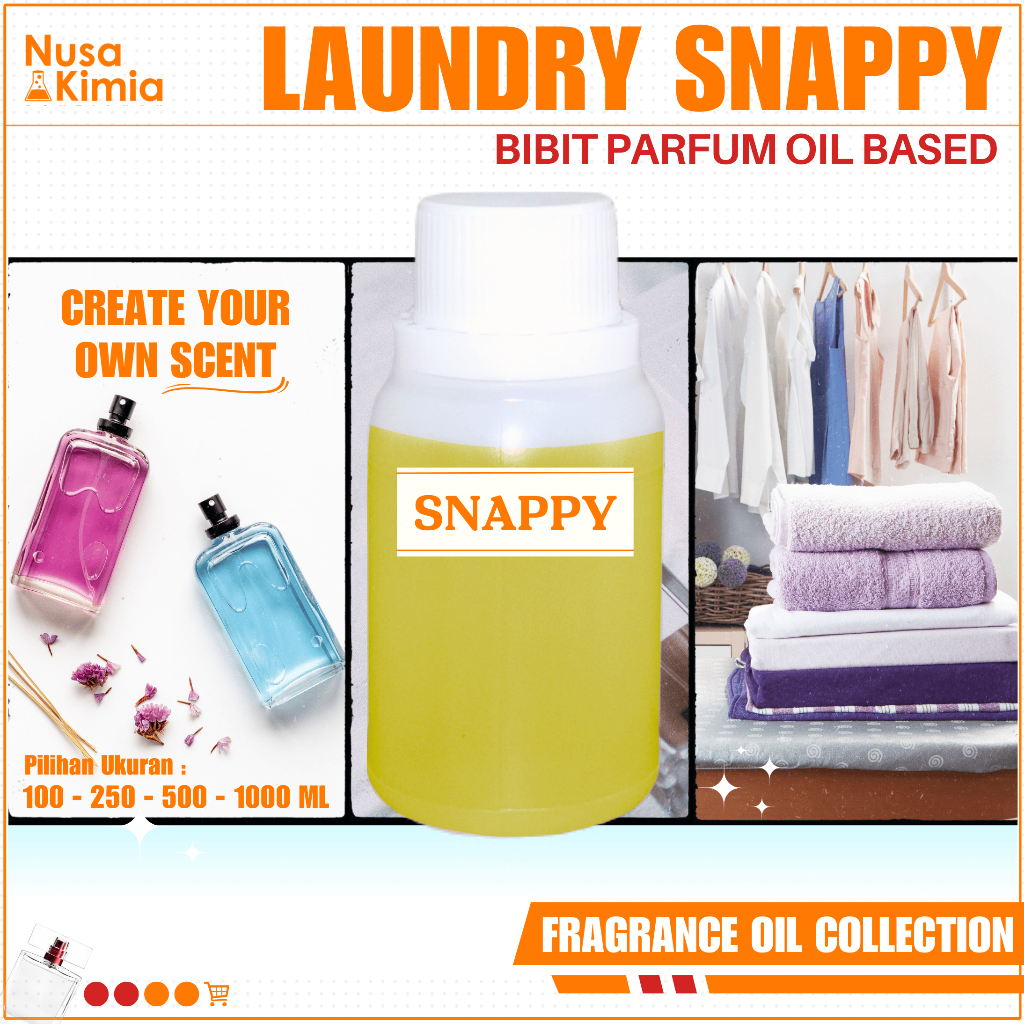 Jual Bibit Parfum Laundry SNAPPY - Laundry Collection | Shopee Indonesia