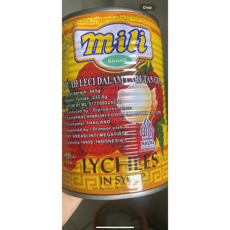 Jual MILI LYCHEES KALENG - LYCHEES IN SYRUP | Shopee Indonesia