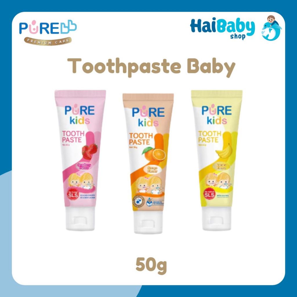 Jual PUREKIDS Toothpaste 50gr Xylitol baby friendly with a mild flavor ...