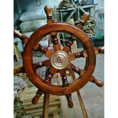 Jual KEMUDI KAPAL KAYU / STIR KAYU JATI / STIR KAPAL LAUT / SETIR KAPAL ...