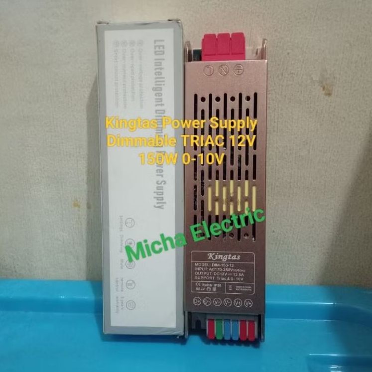 Jual Kingtas Power Supply Dimmable TRIAC 12V 12,5A 150W Indoor/ Trafo ...