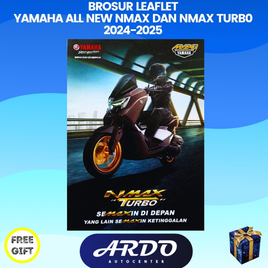 Jual Brosur katalog motor Yamaha All New NMAX dan NMAX Turbo 2024-2025 ...
