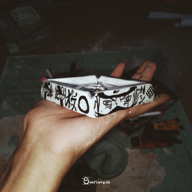 Jual Asbak Naruto Sakura Sasuke Kakashi | Asbak Anime | Asbak Clay ...