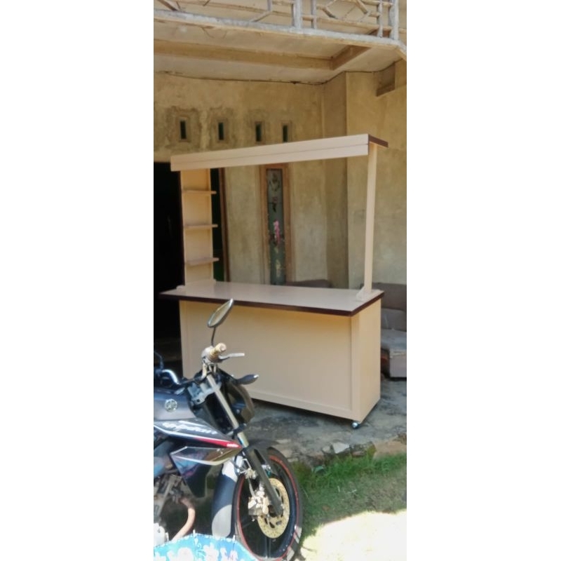 Jual Booth kayu/ booth lipat portable/ gerobak jualan es minuman kopi ...