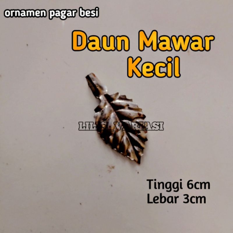 Jual Daun mawar kecil Ornamen pagar besi tempa | Shopee Indonesia