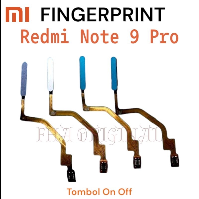 Jual Finger Print / Flexible Finger Print Redmi Note 9 Pro / Tombol On ...