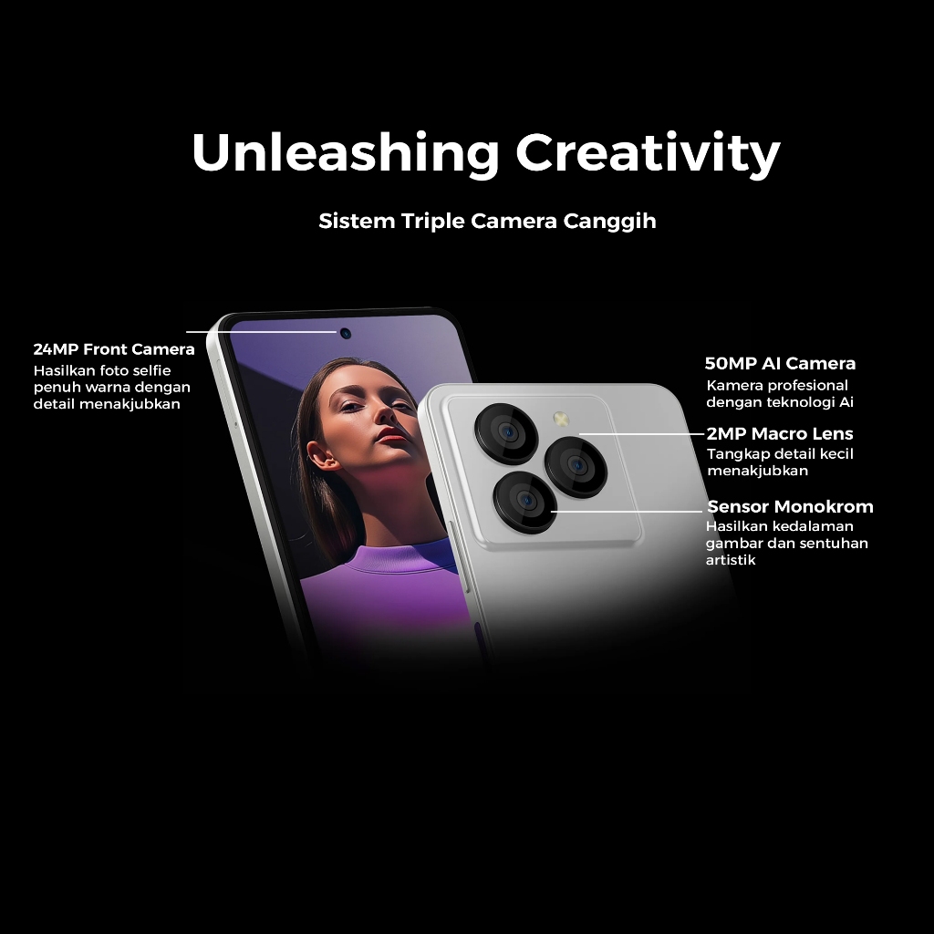 Jual INOI A75 ELEGANCE 6GB + 256GB | Mediatek Helio G99 Octa Core ...