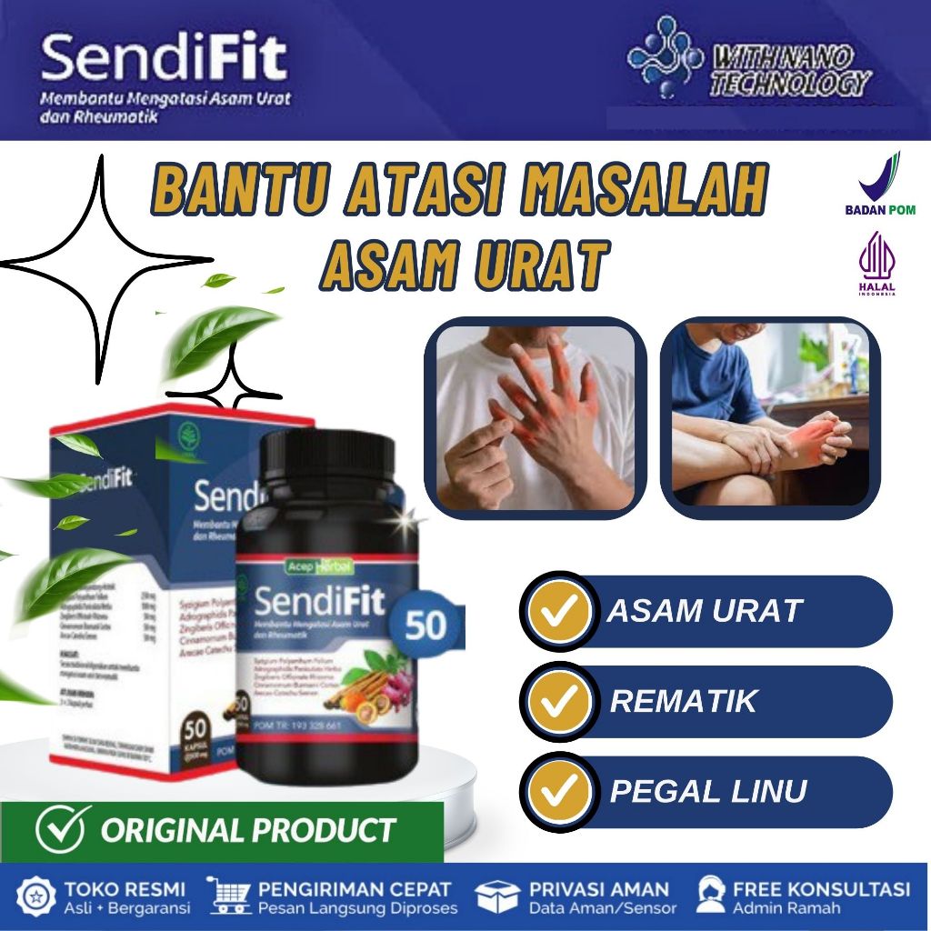 Jual Obat Asam Urat Rematik Kolesterol Tinggi Nyeri Sendi Lutut Sakit ...