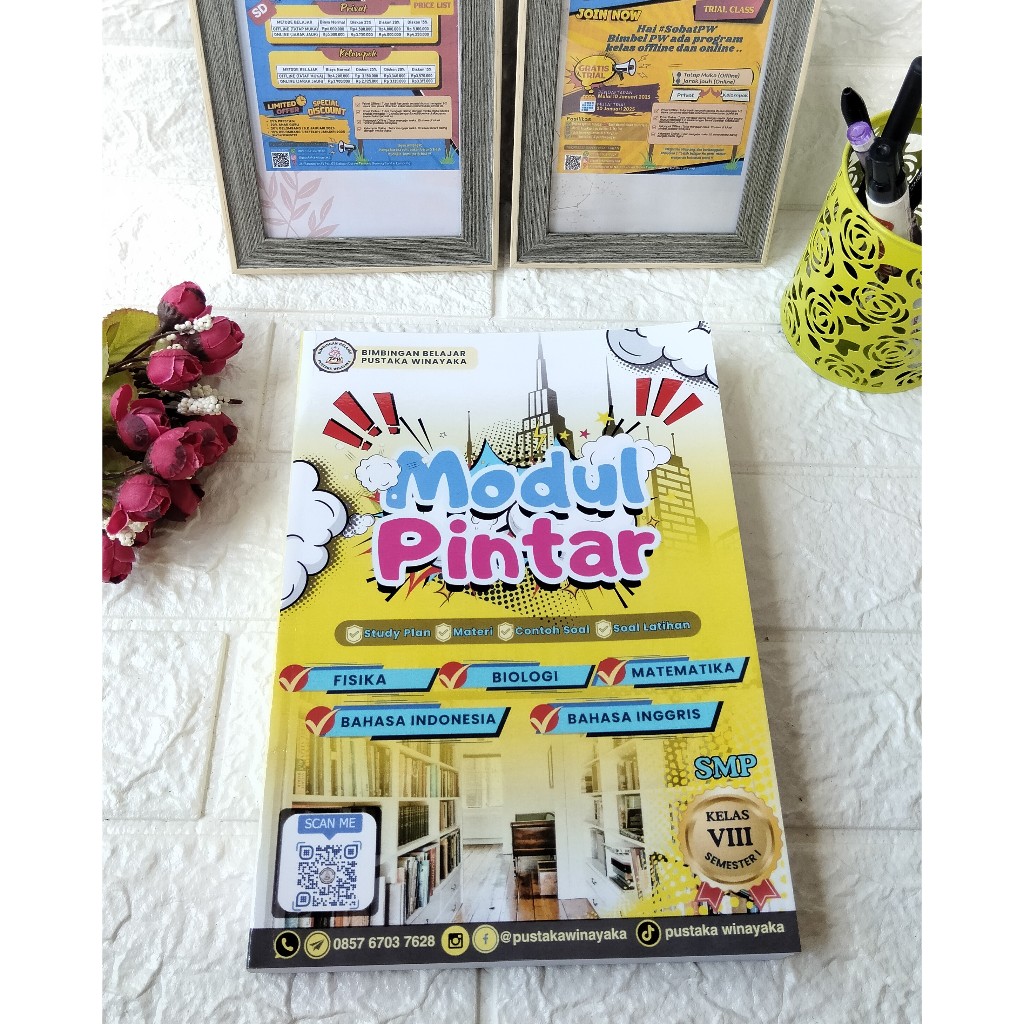 Jual Modul Pintar SMP Kelas 8 Semester 1/ Modul SMP Kelas 8/ Modul SMP ...