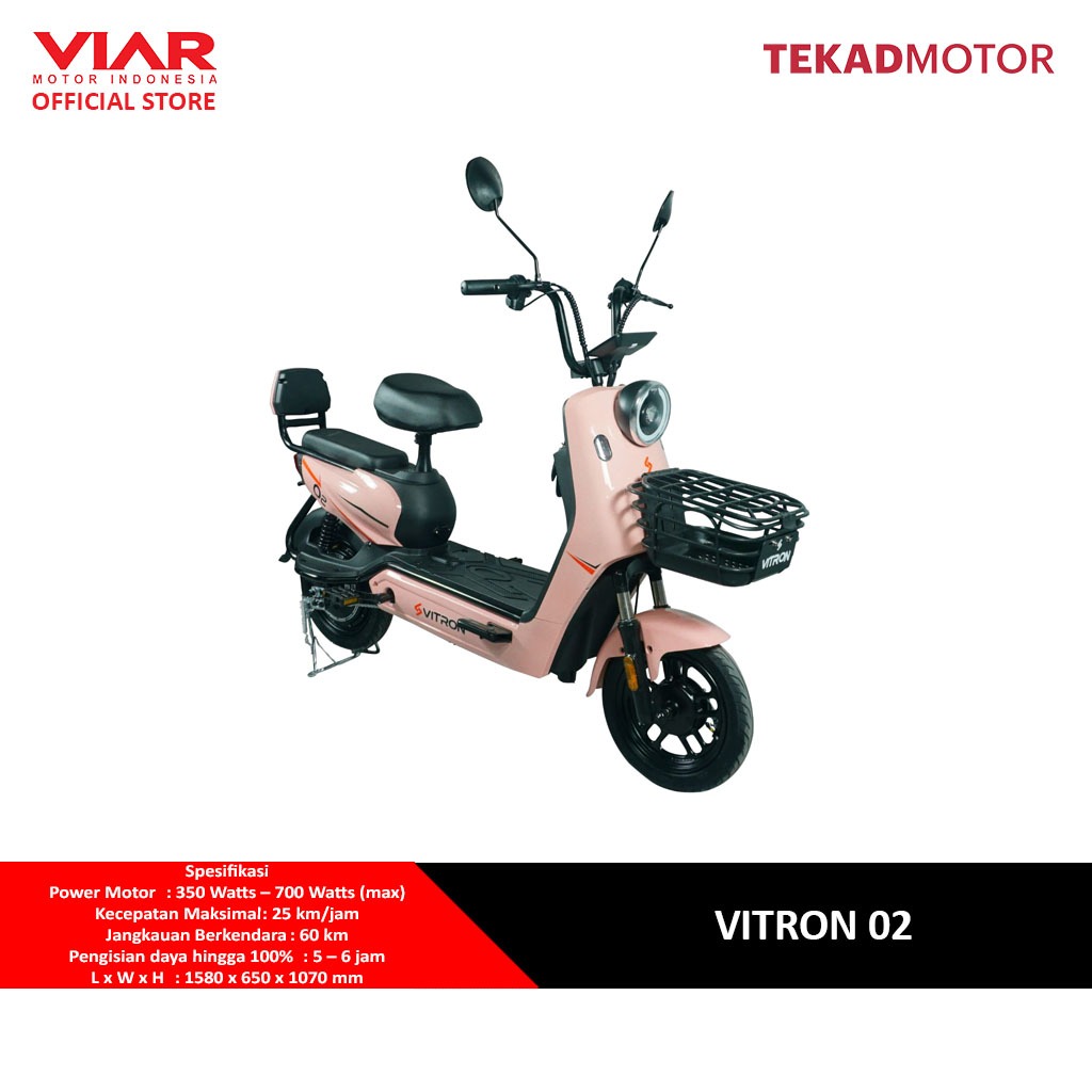 Jual Sepeda Listrik Vitron O2 By Viar | Shopee Indonesia