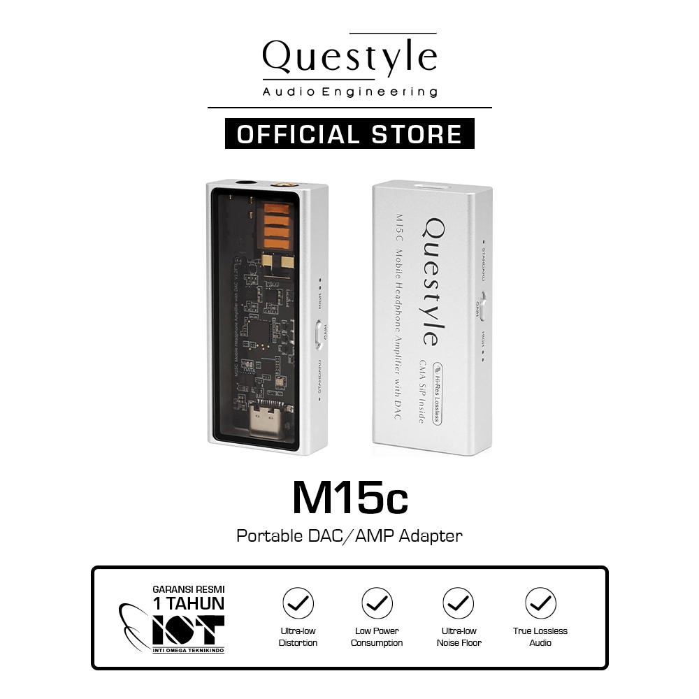 Jual Questyle M15C Mobile Headphone Amplifier with DAC | Shopee Indonesia