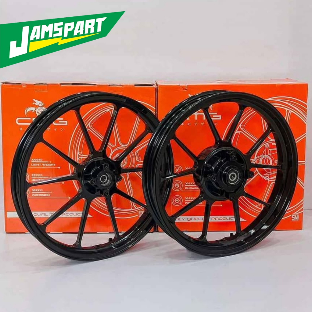Jual VELG CMG EXACT NINJA HITAM R17 | Shopee Indonesia