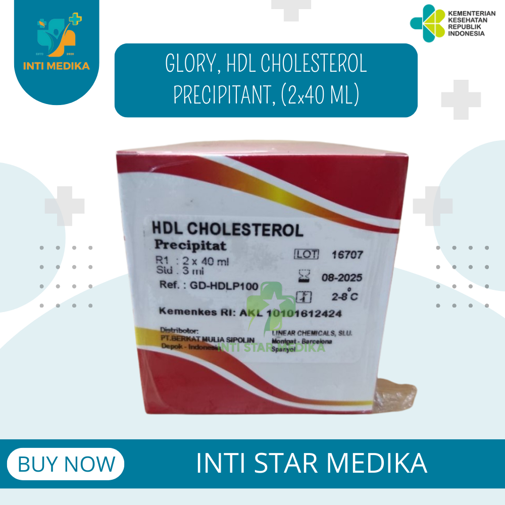 Jual GLORY, HDL CHOLESTEROL PRECIPITANT, (2x40 ML) | Shopee Indonesia