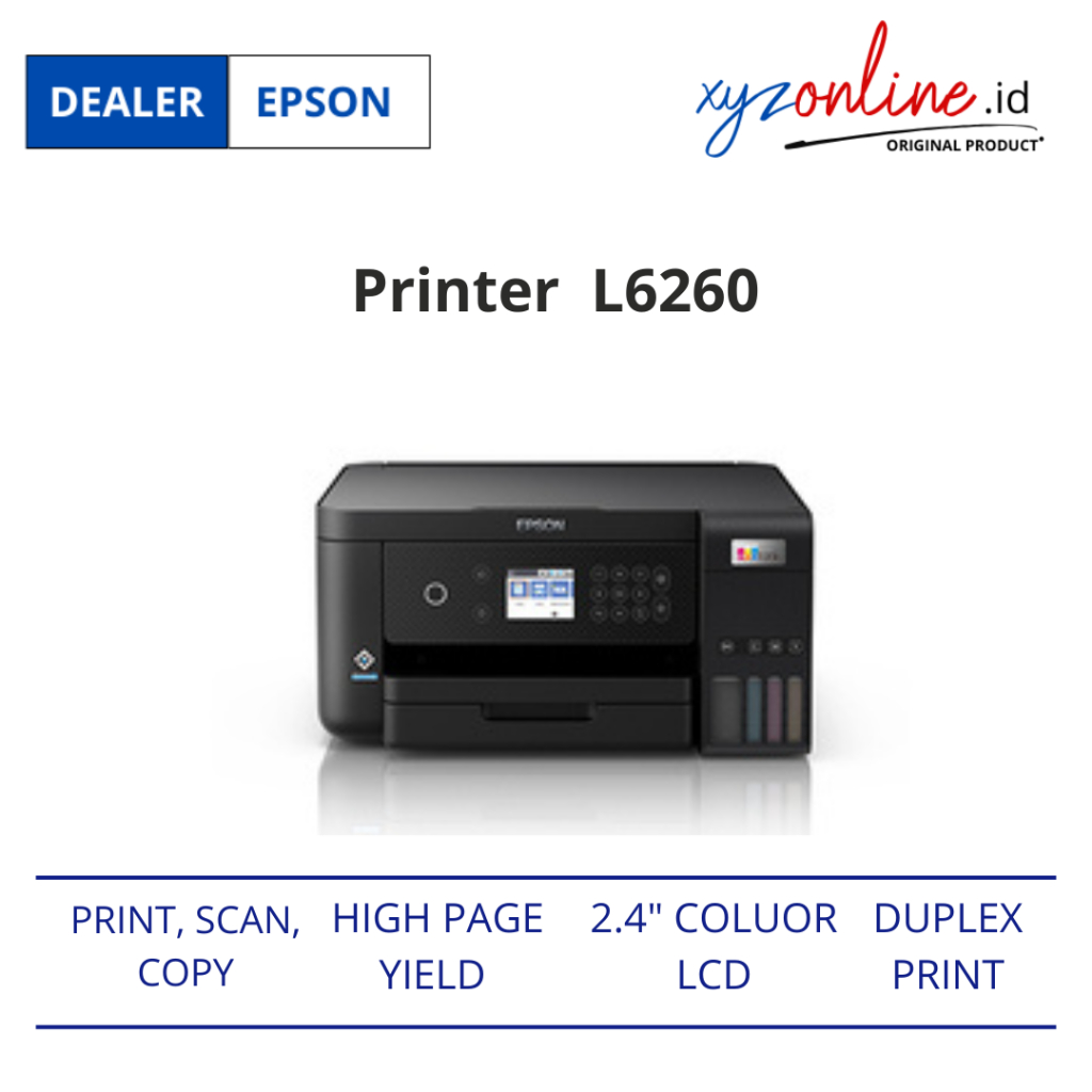 Jual Printer Epson L6260 Print Scan Copy WiFi Duplex Ecotank Inktank ...