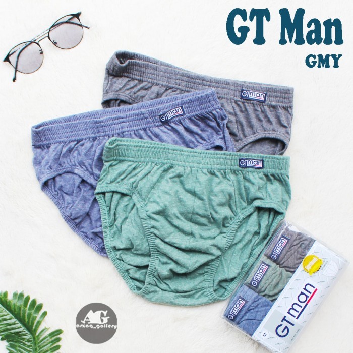 Jual Gt-man GMY Celana Dalam Pria Dewasa Bahan Katun Size M/L/XL Isi 3 ...
