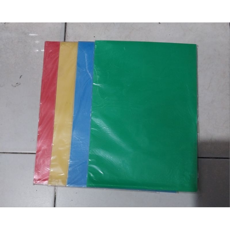 Jual MAP TRANSPARANT L FOLIO WARNA (HARGA 12 PCS) | Shopee Indonesia