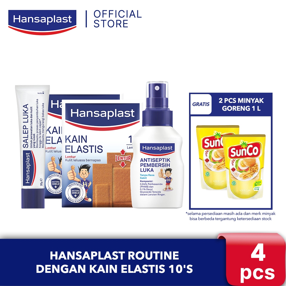 Jual Hansaplast Routine - Plester, Salep & Cairan Pembersih Luka ...