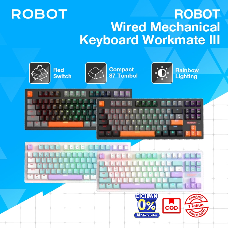 Jual ROBOT Keyboard Gaming WORKMATE III Mechanical Black Myth Wukong 78 ...