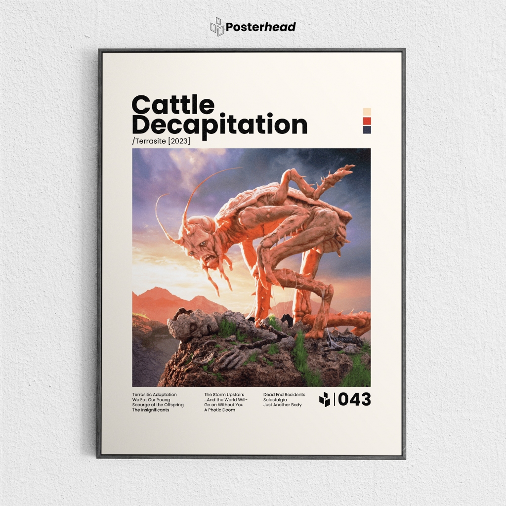 Jual Poster Cattle Decapitation - Terrasite - Frameblock - Posterhead ...