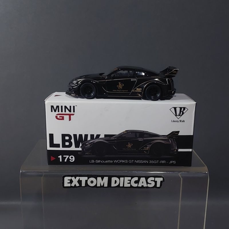 Jual Mini GT 179 Nissan Skyline R35 LBWK JPS Jhon Players Special ...