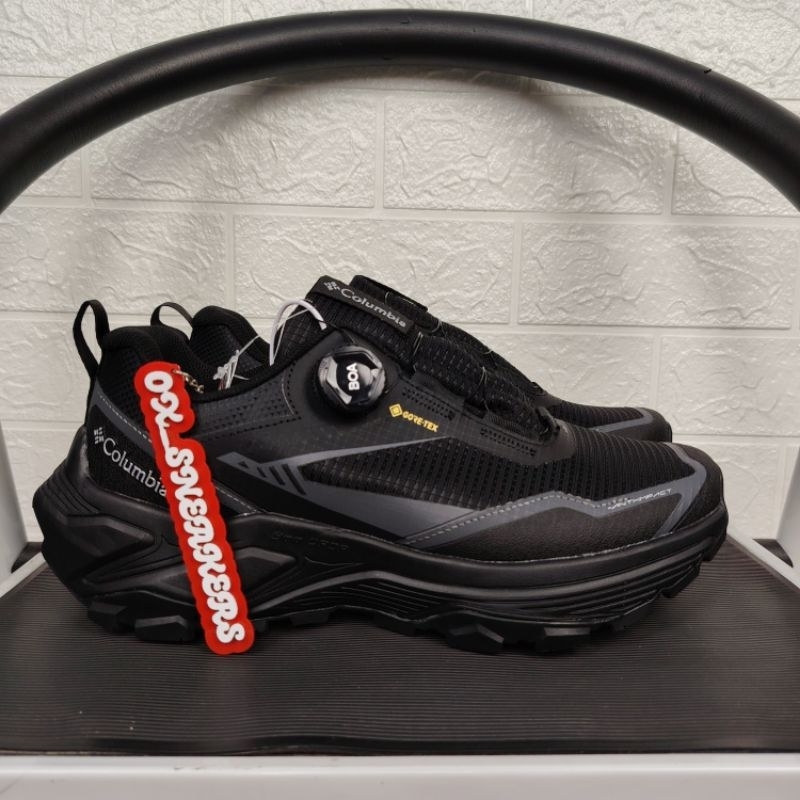 Jual SEPATU COLUMBIA BOA WATERPOOF BLACK GREY | Shopee Indonesia
