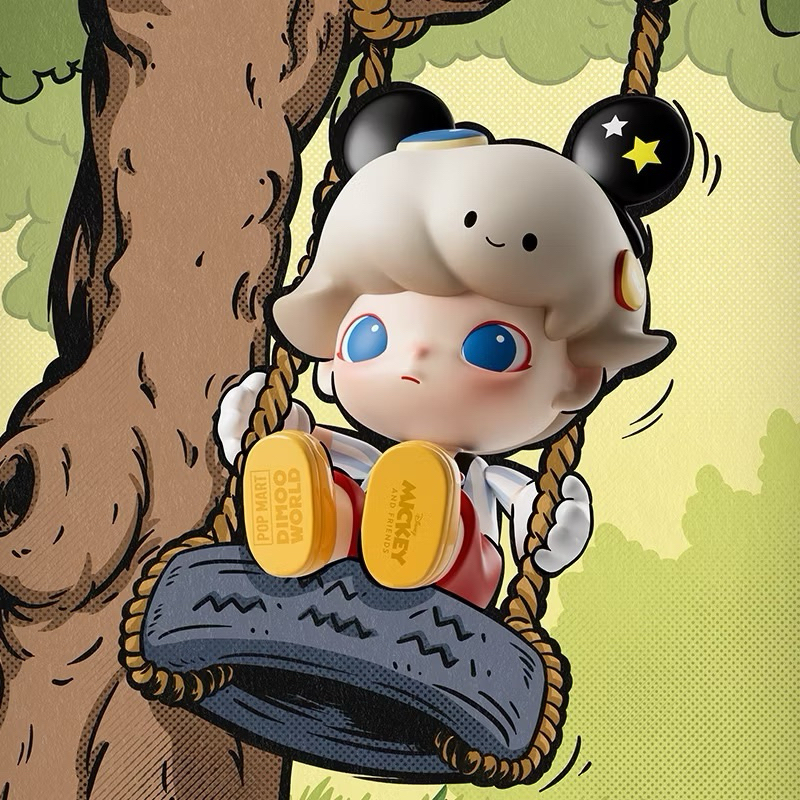 Jual MEGA JUST DIMOO 400% Mickey Mouse Limited Edition POP MART ...